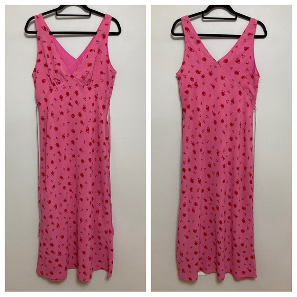 Princess Polly | Dresses | Nwt Princess Polly Sariah Midi Dress Pink ...